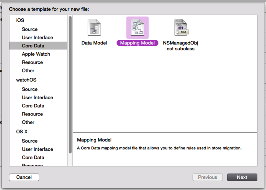 A Heavy/Manual Migration | Core Data in Swift by Marcus S. Zarra | The Pragmatic Programmers