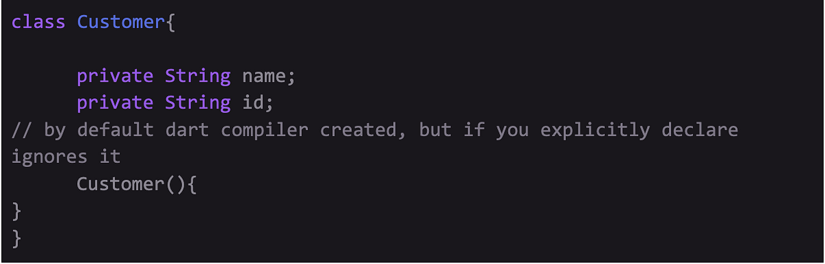 Constructor Types In Flutterdart What Is A Class About State Behaviour And Identity And
