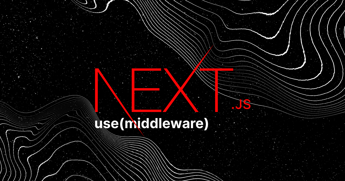 Using Middleware In Nextjs Api Routes By Kolby Sisk Udacity Eng And Data