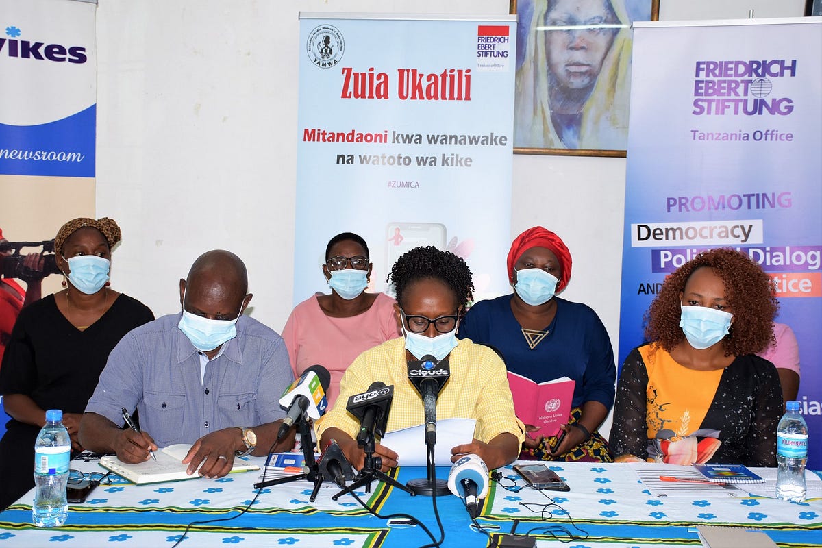 Women at Web Tanzania joins forces with TAMWA and FES on the OGBV ...