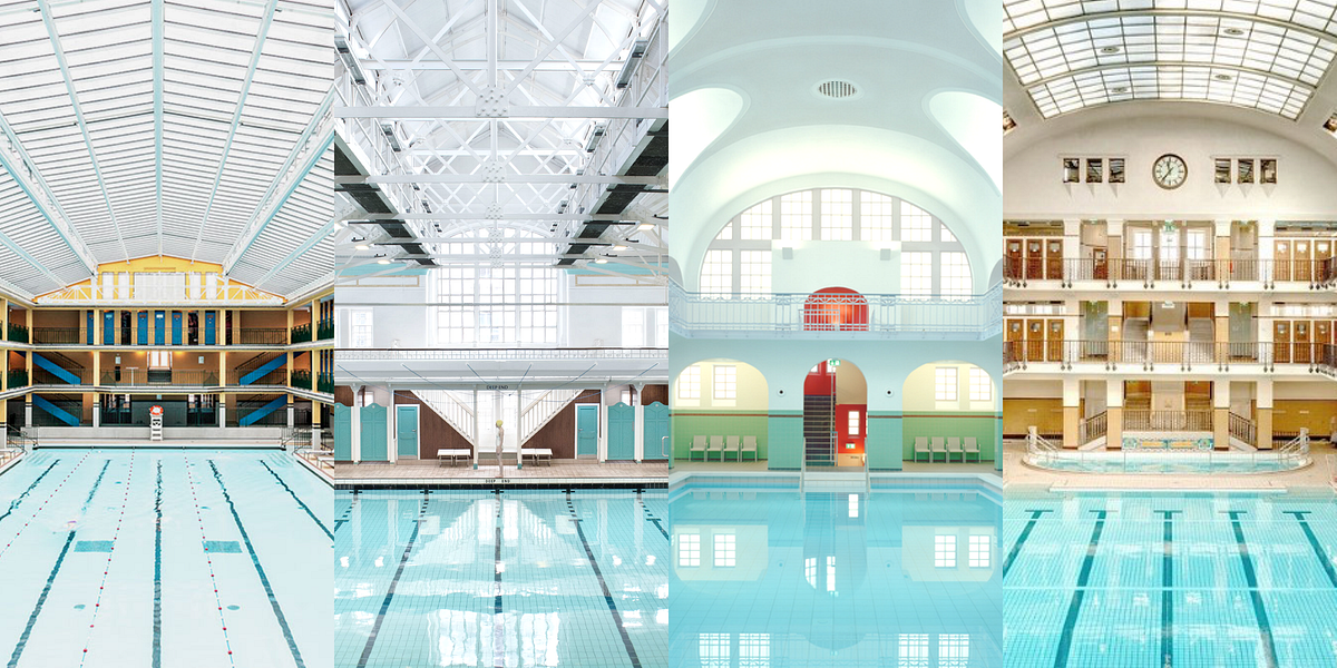 Weekly Design Inspirations #9 — Symmetric Views of Pre-War Swimming ...