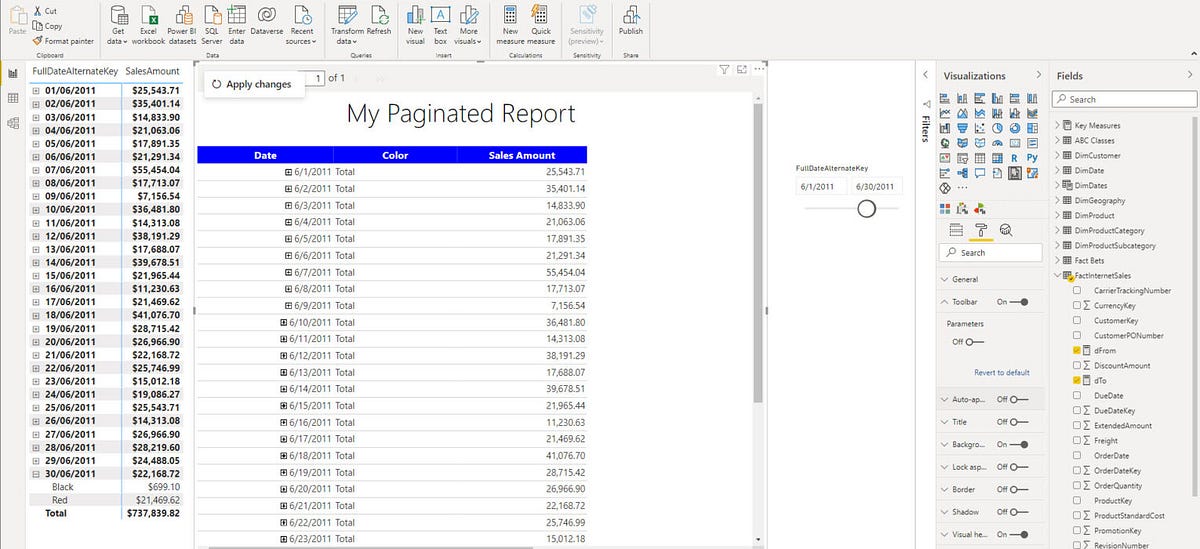 Paginated Report Visual In Power BI Everything You Need To Know By