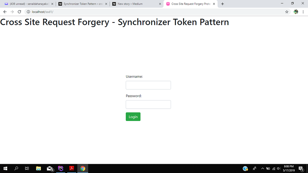 Synchronizer Token Pattern. STP is a technique where a token… | by Senaldahanayaka | Medium
