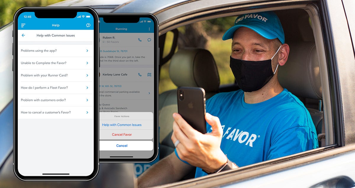 Introducing the In-App Runner Help Center | by Favor Delivery | The Rundown