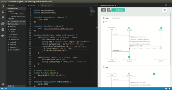 Ballerina VSCode Plugin — Graphical Editor for Ballerina | by ...