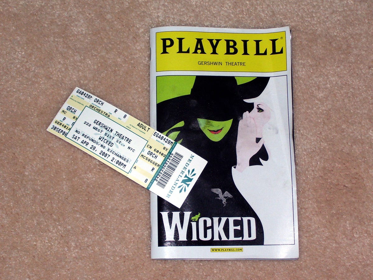 Playbills & Ticket Stubs. Memories of a theater kid | MIDFORM