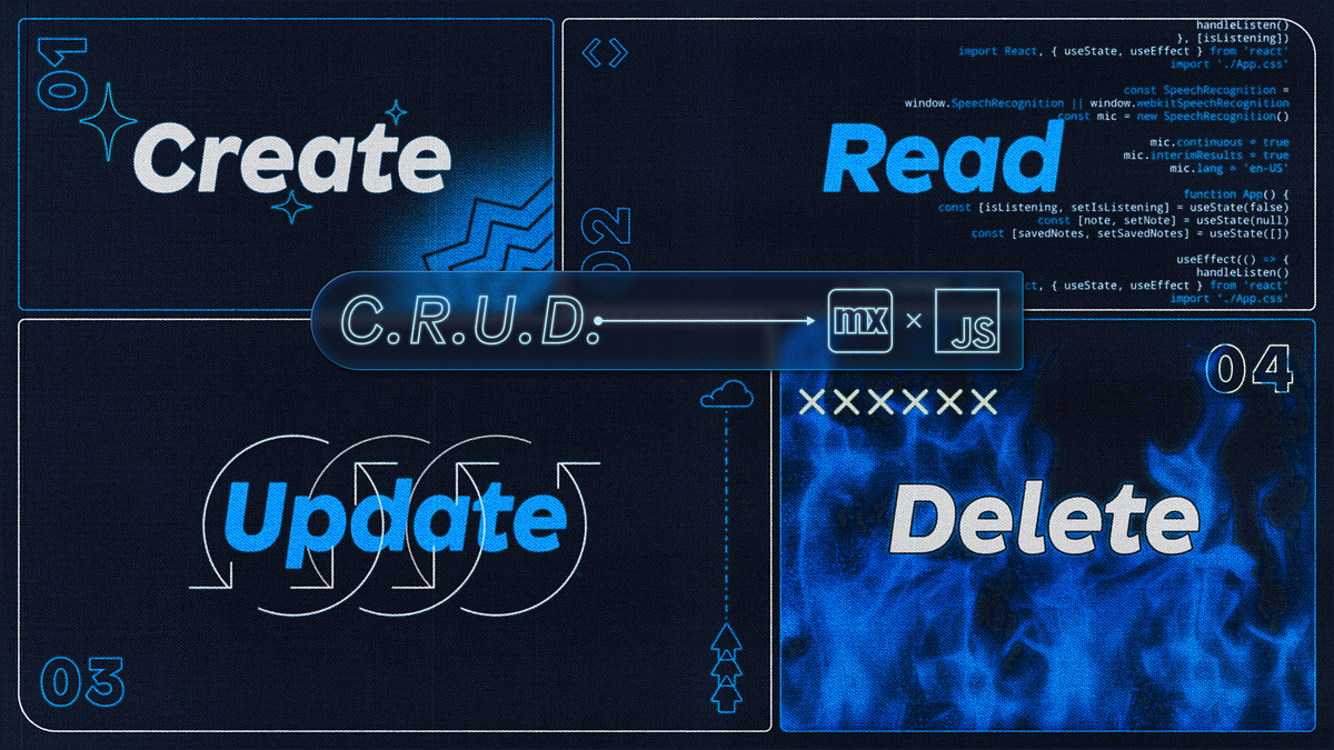 CRUD operations using Mendix’s JavaScript and Client API | by Nizarutheen R | Mendix Community ...
