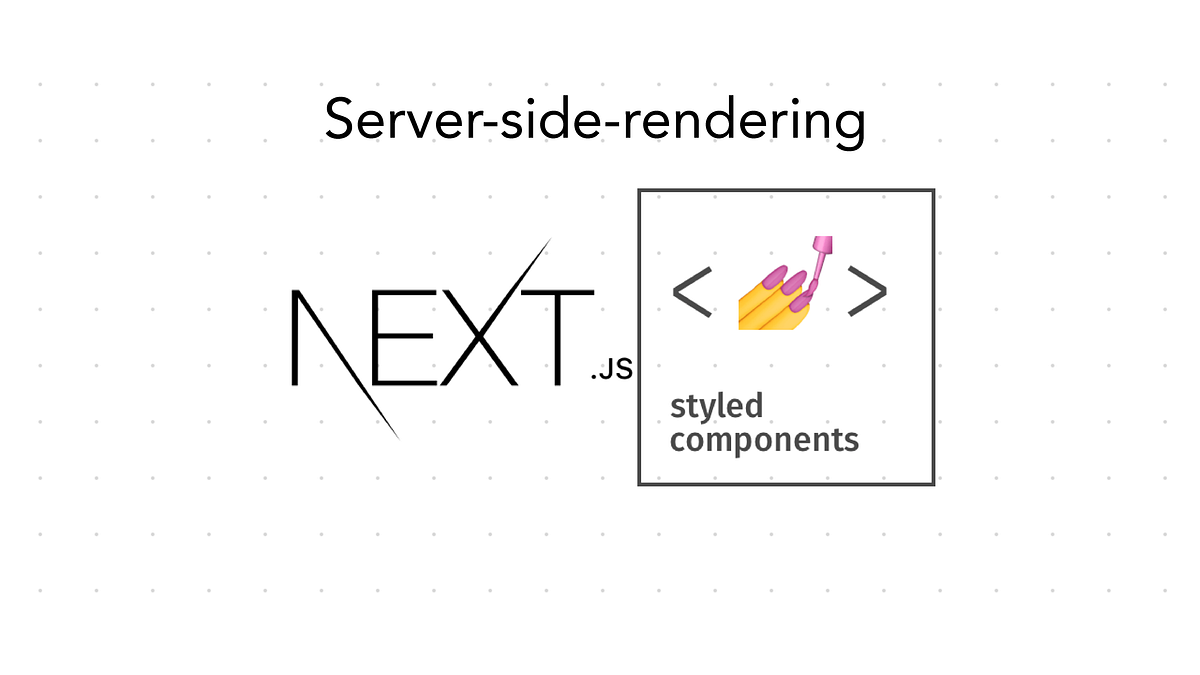 Server Side Rendering Styled Components With Next Js By