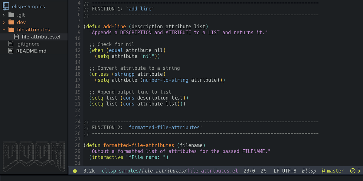 Emacs list directory contents - tomserre