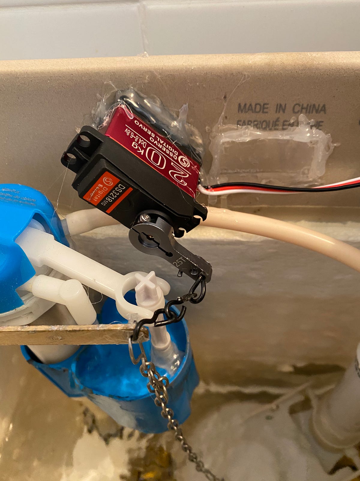 Arduino self-flushing toilet. Toilets are simple mechanical devices… | by Michael Vo | Medium