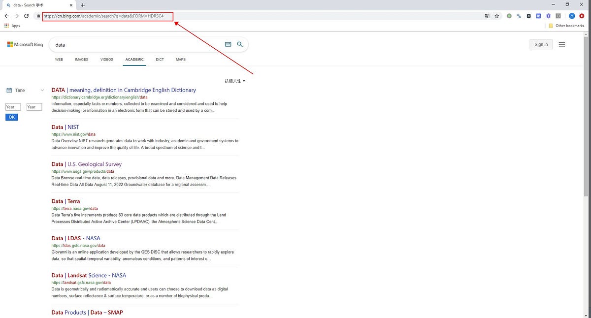 How to Scrape Academic from Bing using ScrapeStorm | by Sylvia W. | Aug, 2022 | Medium