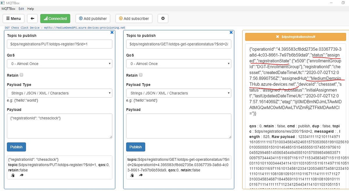 Connecting To Azure Iot Hub Using Device Certificates Over Mqtt Using Mqtt Box Or Mqttfx By