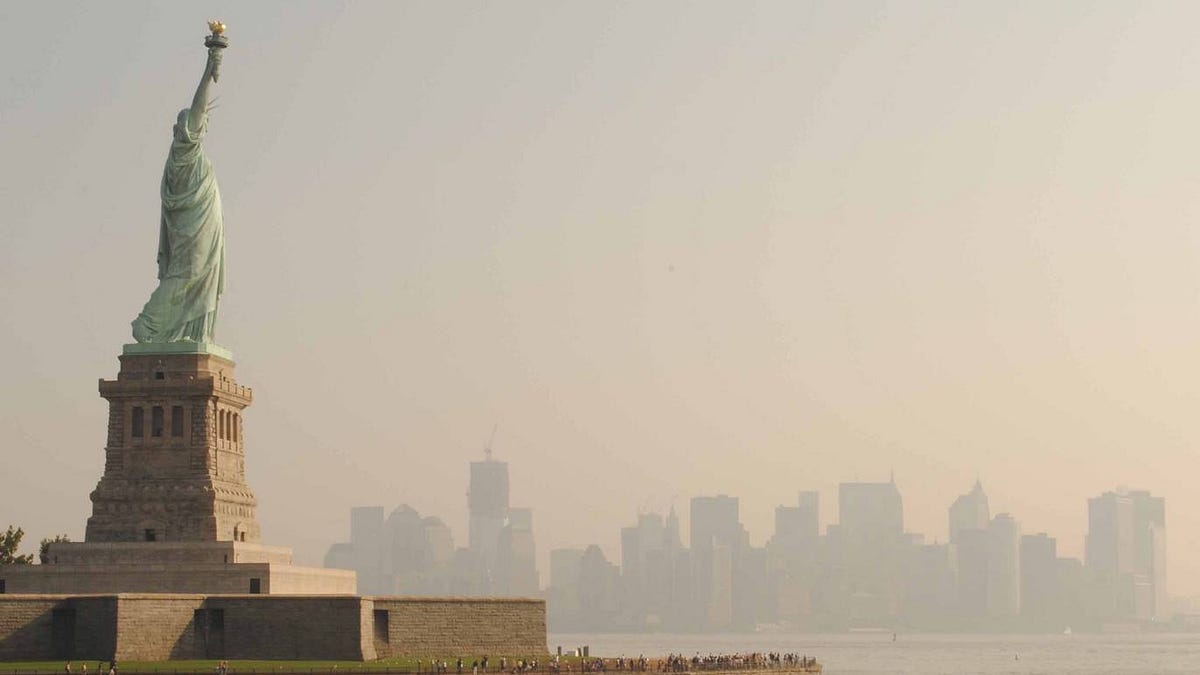 Statue of Liberty Emerged in Smoke From Westcoast Wildfires | by Renee ...