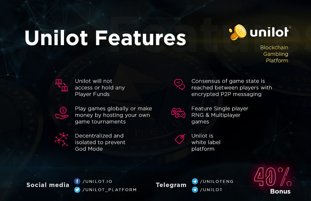 UNILOT FEATURES ⤵️. 💻 Unilot will not access or hold any… | by unilot ...