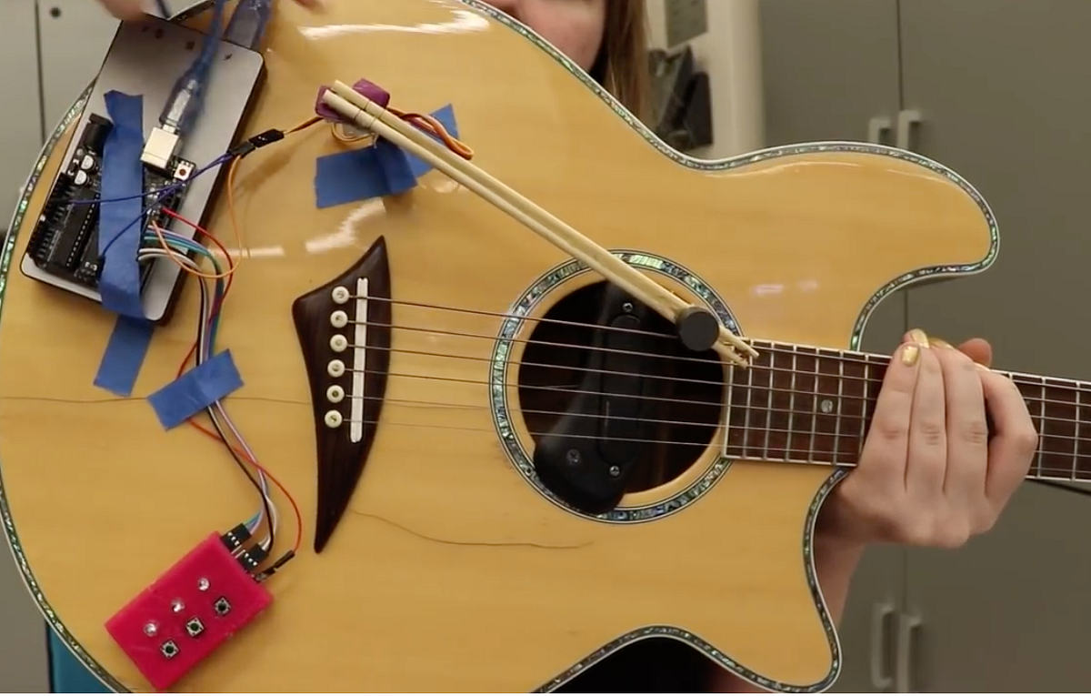 Auto-Strumming Guitar Made with… Chopsticks? | by Jeremy S. Cook | Medium