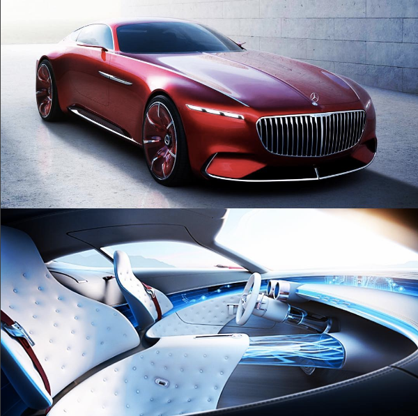 The Mercedes-Maybach concept car debuted in Pebble Beach California ...