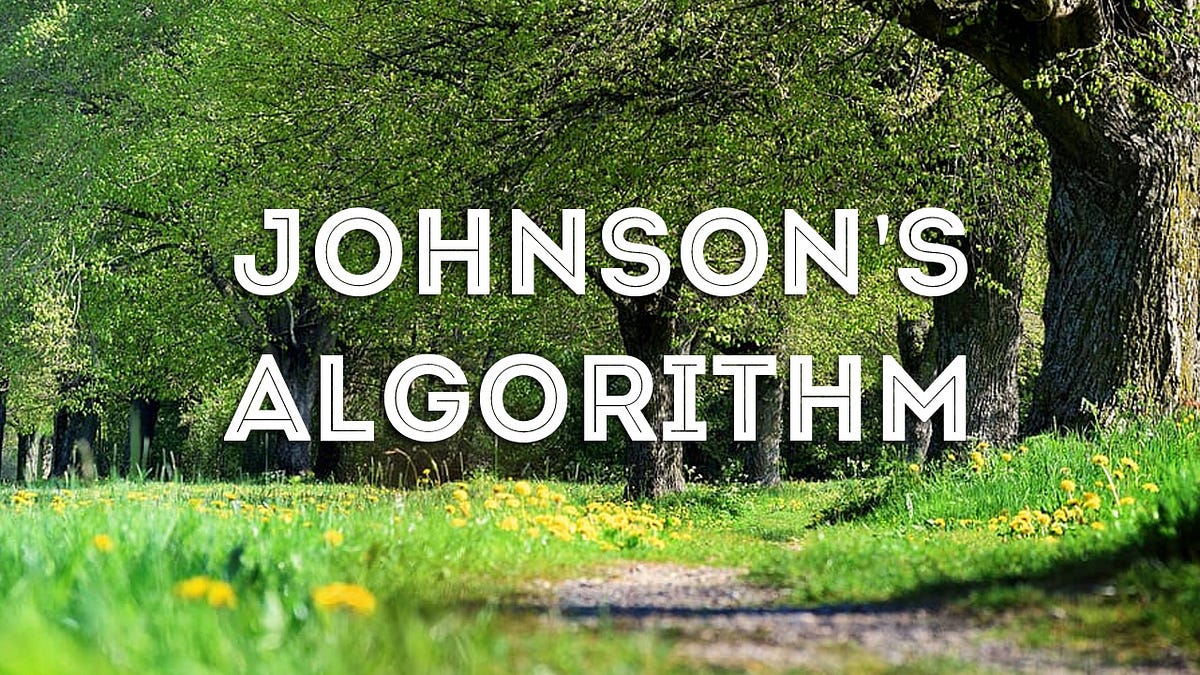 Johnson’s Algorithm Visually Explained | by Dino Cajic | Dev Genius ...