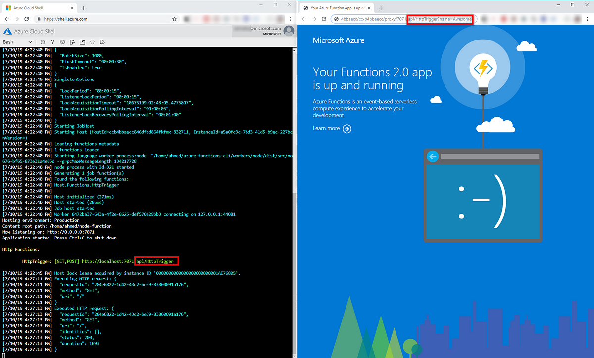 Using Azure Functions Core Tools In Azure Cloud Shell By Ahmed Elnably Medium