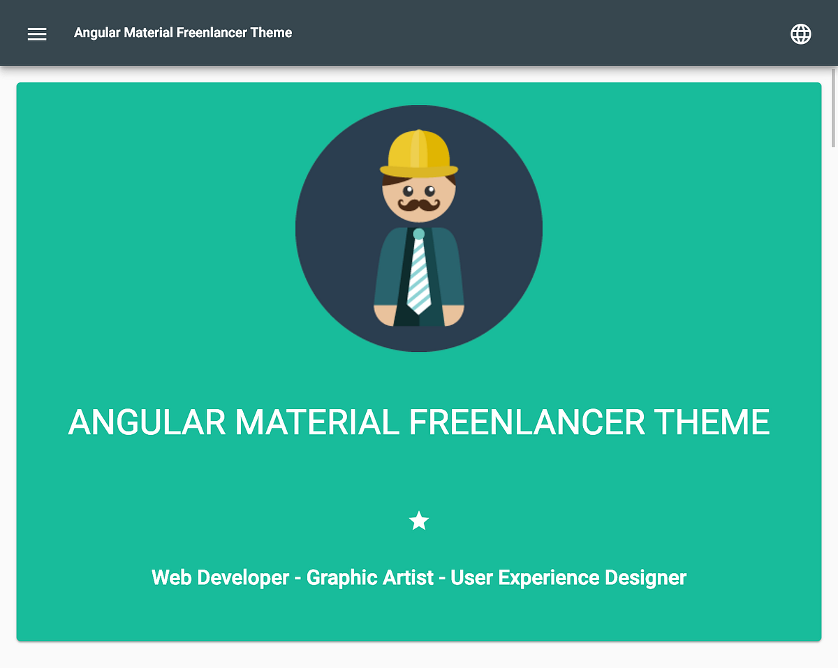 Build your next freelance website with Angular and Material Design | by Anthony Nahas | @angular ...
