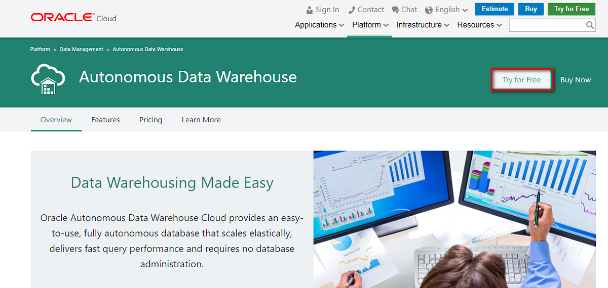 Autonomous Data Warehouse (Oracle) | by Tossaporn Kitsutthi | Medium