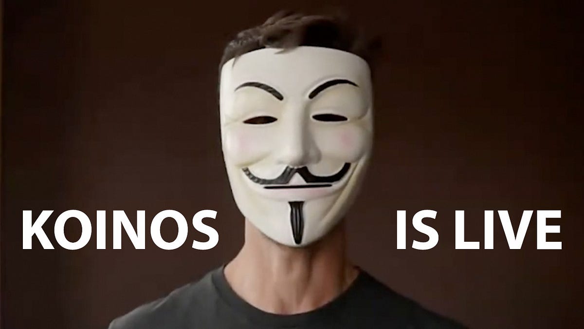 Koinos LIVE on November the 5th. While people were being distracted ...