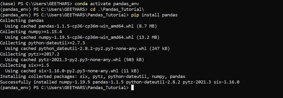 Intro to Pandas library in Python (Part 1) | by Geetha R Subramanyam ...