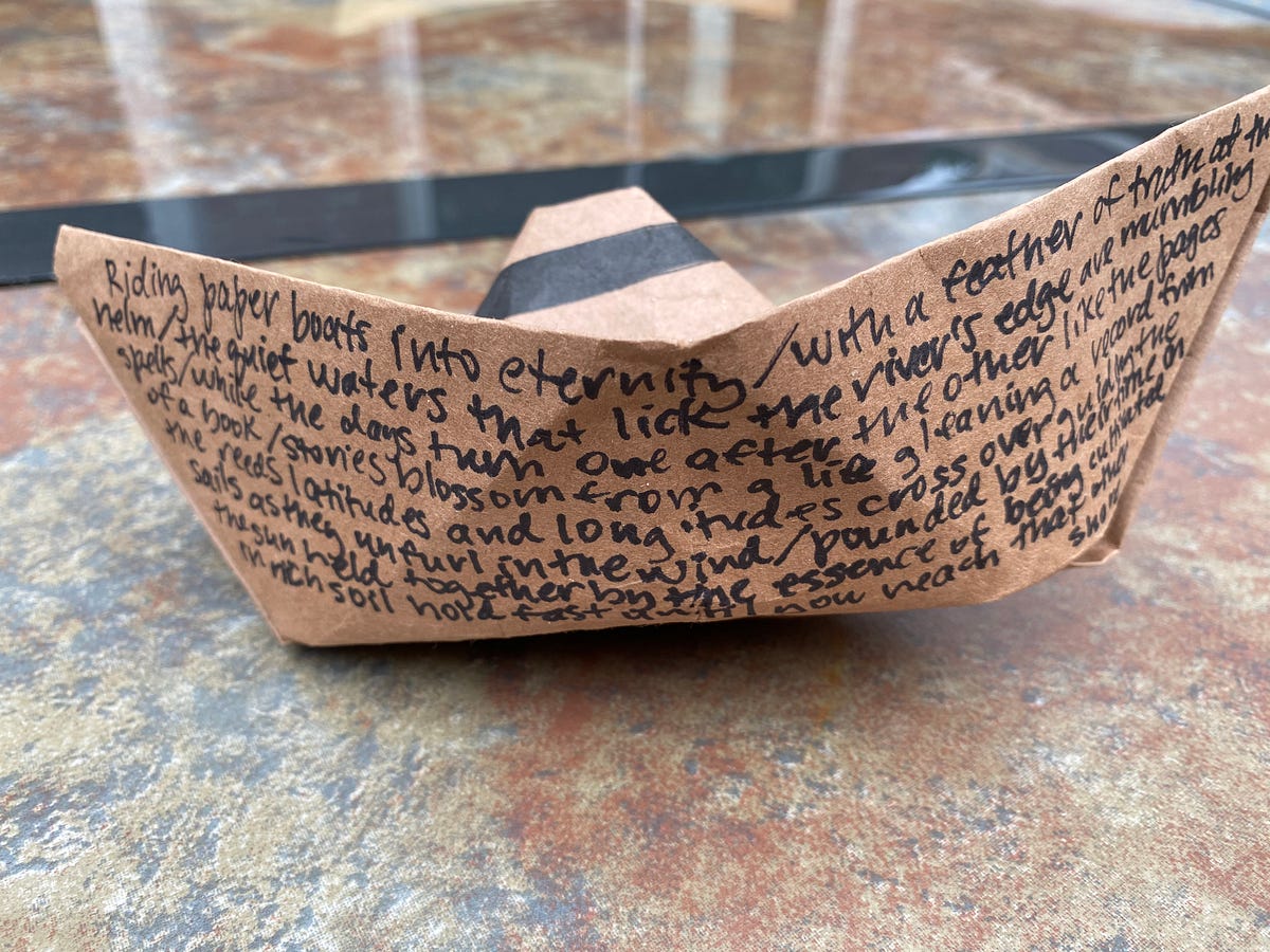 Paper boats. Paper Poetry Prompt#1 | by Amy Jasek | Paper Poetry | Sep ...