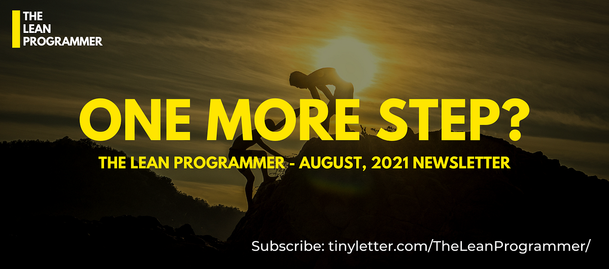 Are you thinking about end-to-end knowledge? | by Madhav Bahl | TheLeanProgrammer | Sep, 2021 ...