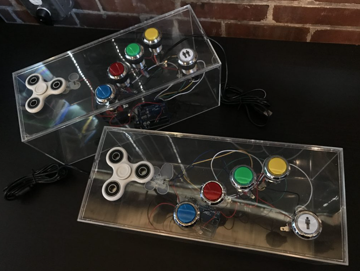 Gaming With Fidget Spinner Controllers | by Hackster Staff | Hackster Blog | Medium