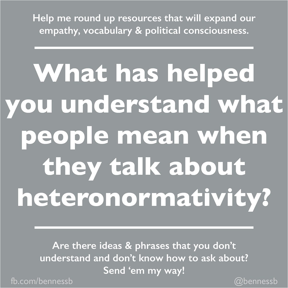 Heteronormativity: what people mean | by Brianne Benness | Medium