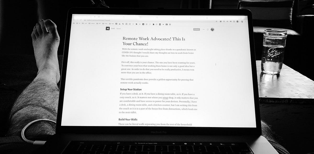 Remote Work Advocates! This Is Your Chance! | by Skip Blankley | Medium