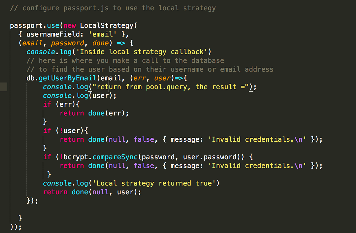 note about node.js authentication/authorization | by WendyAtTech | Medium