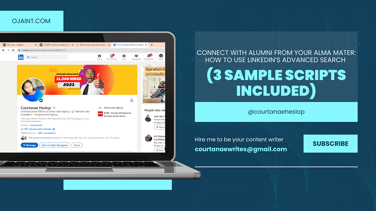 Connect with Alumni from Your Alma Mater: How to Use LinkedIn’s Advanced Search (3 sample ...