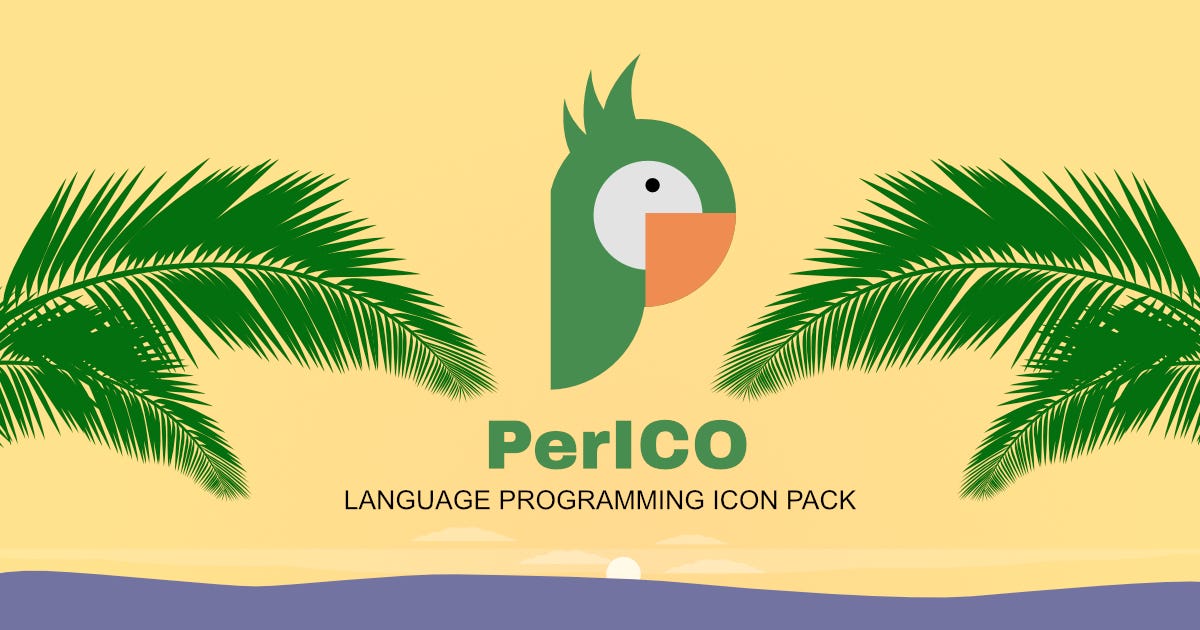 PerICO: Programming Lang Icons. Icons, graphics, images, SVGs, etc ...