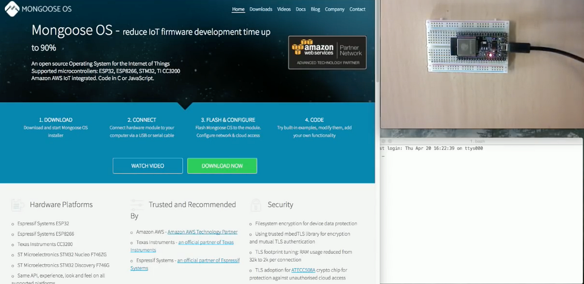 Mongoose OS Now Part of Hackster Apps | by Hackster Staff | Medium