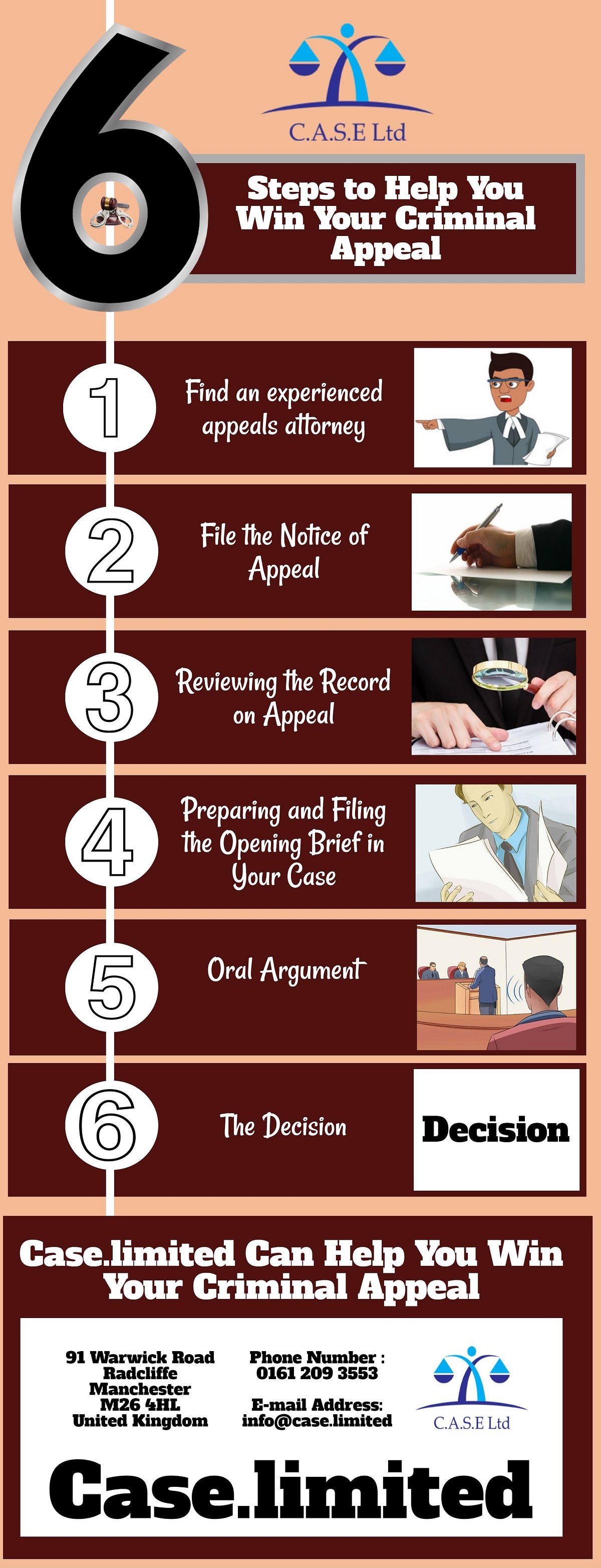 6 Steps to Help You Win Your Criminal Appeal | by C.A.S.E Ltd | Medium