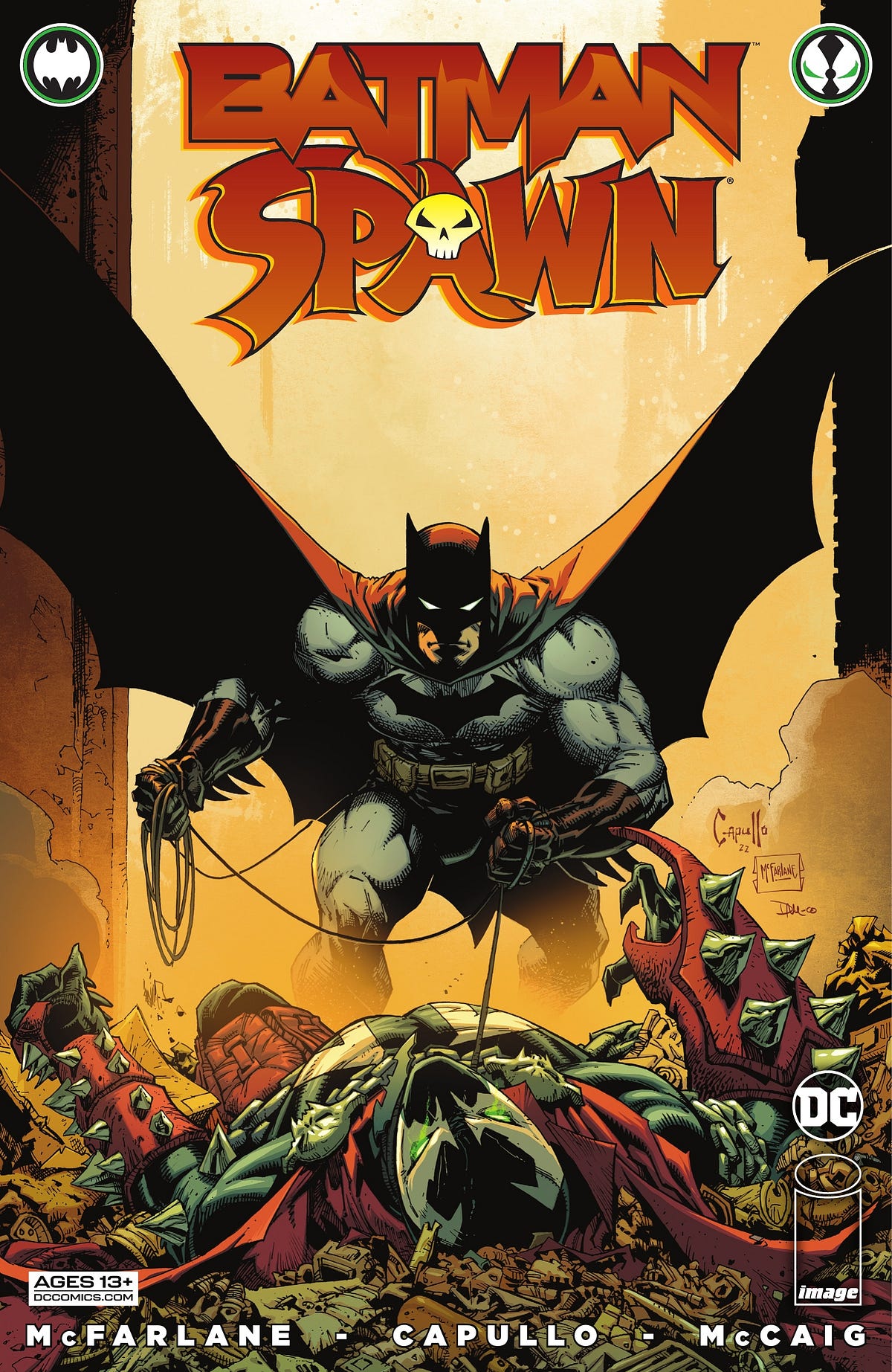 Comic Book Haiku — Batman/Spawn - The Ugly Monster - Medium