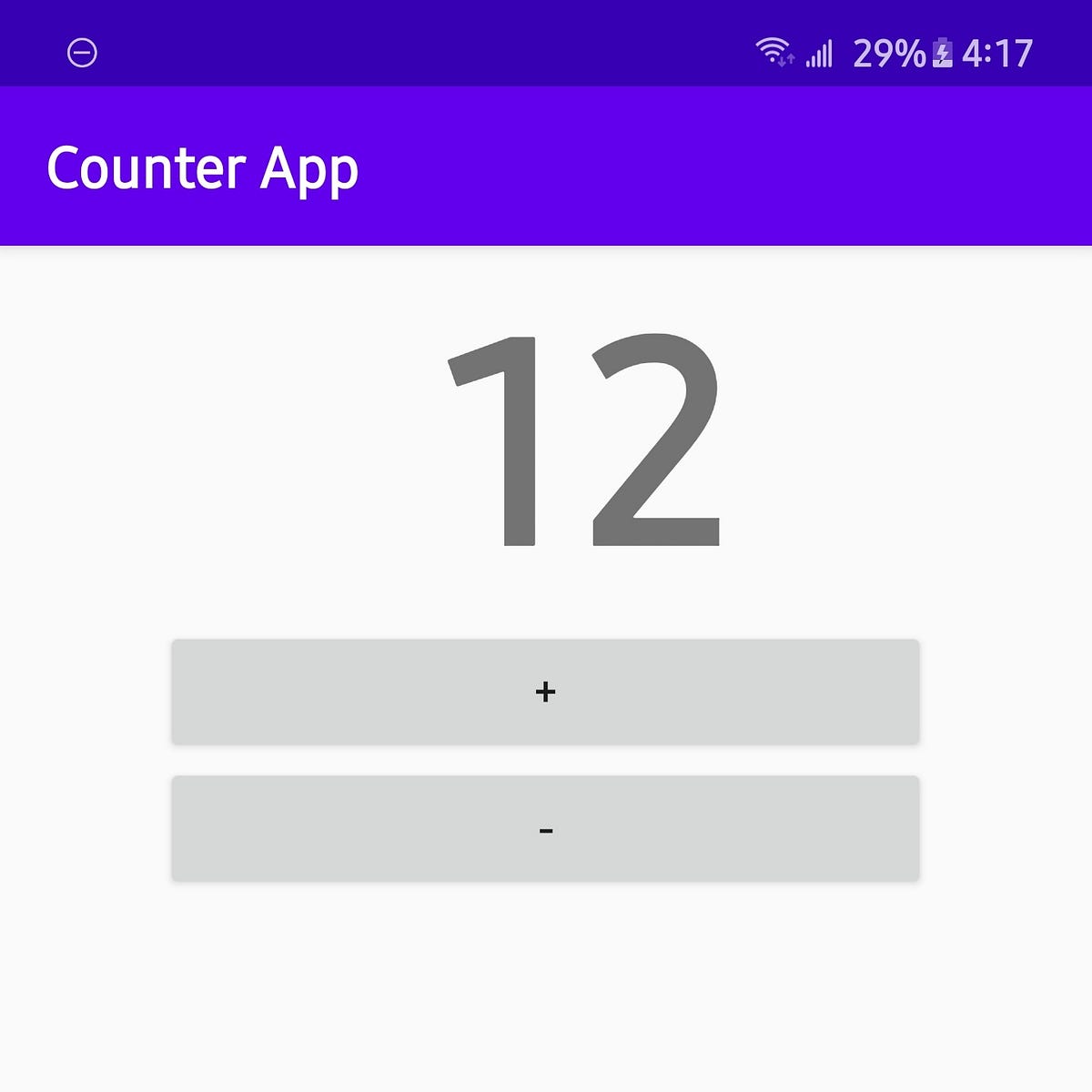 Android Counter App. Counter App is basic app, storing value… | by ...