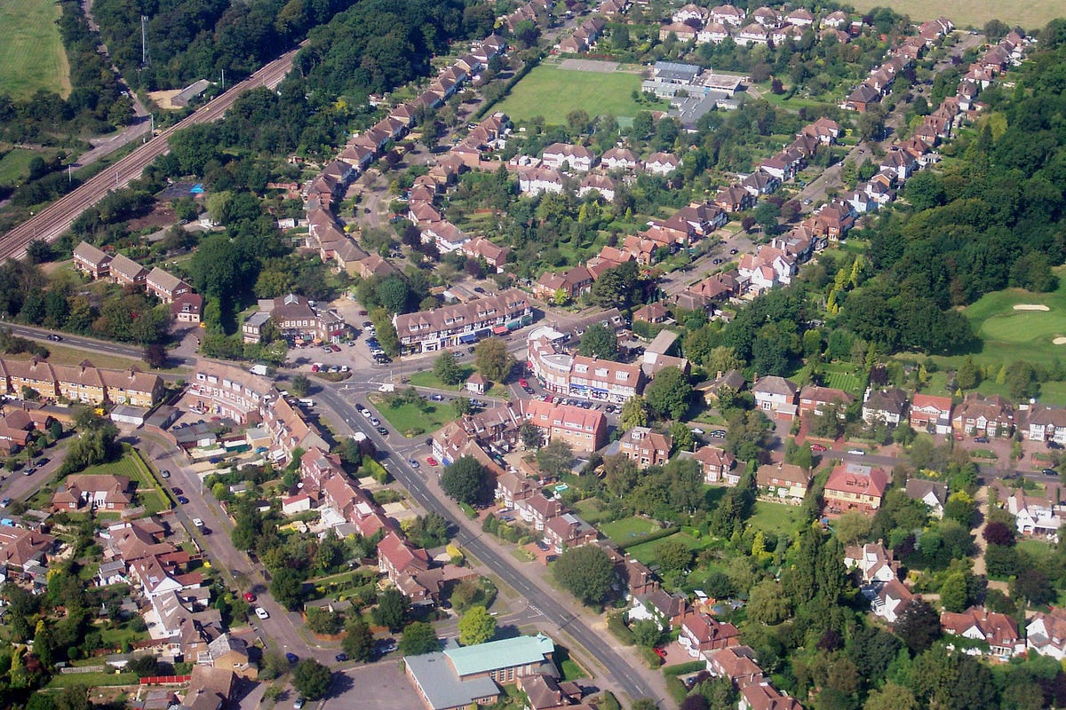 Aerial views of Brookmans Park 2002 | by Brookmans Park Newsletter | Medium