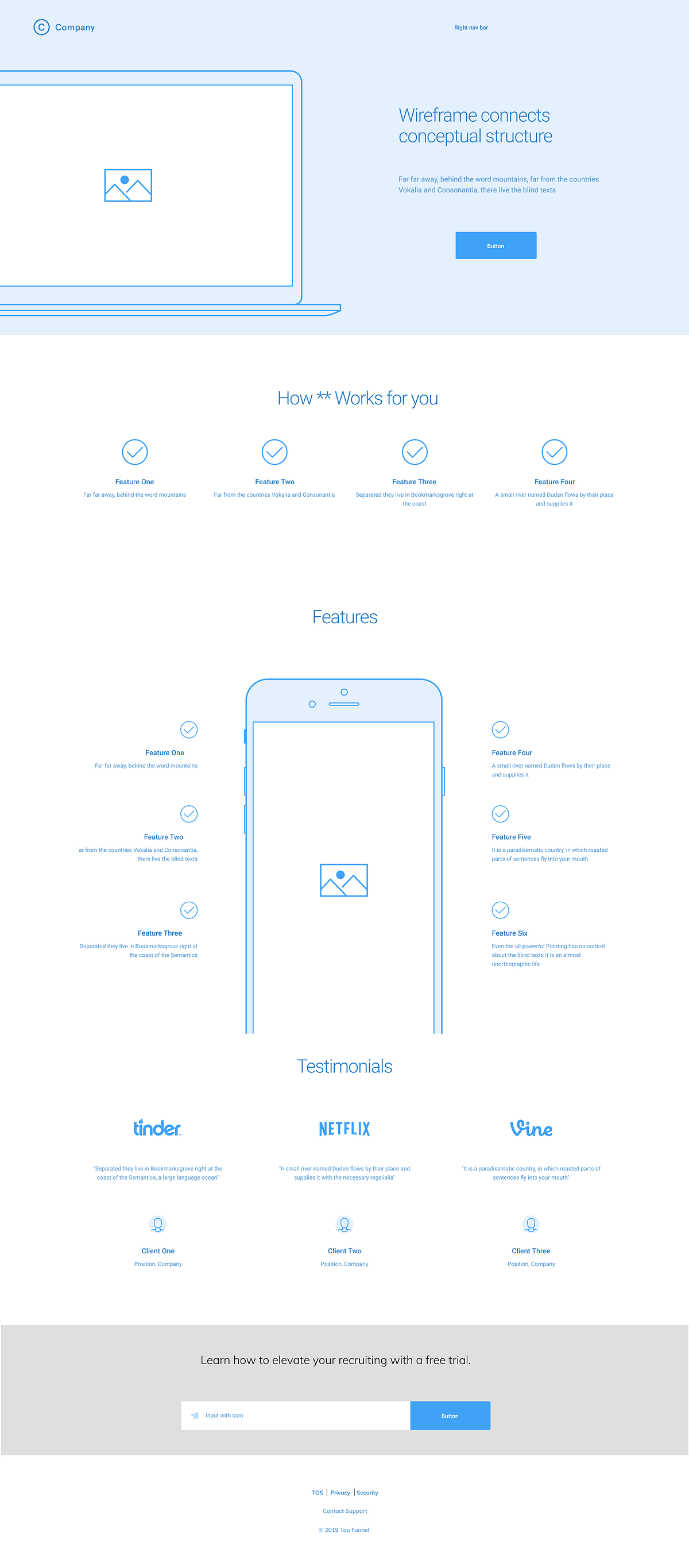 Lo Fi Competitor Landing Page. Attempted to create a landing page for ...