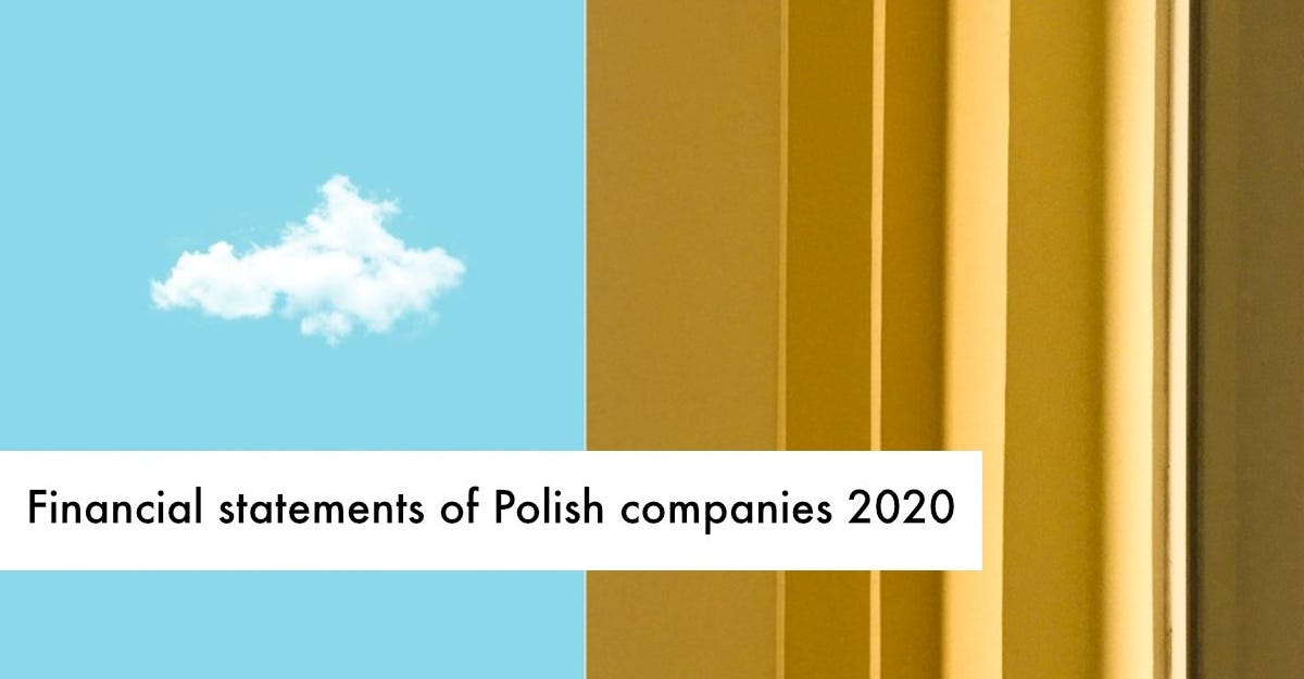 Financial statements of Polish companies 2020 — review | by Transparent ...