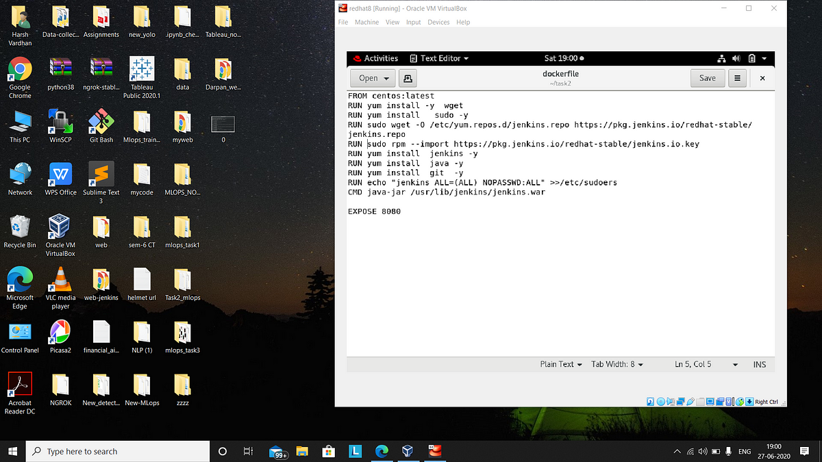 Integration Of Github Jenkins Docker And Running A Container Html Or Php By Hvardhank