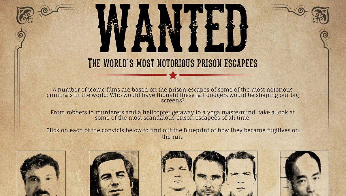 The World’s Most Wanted Prison Escapees: Where are they now? | by ...