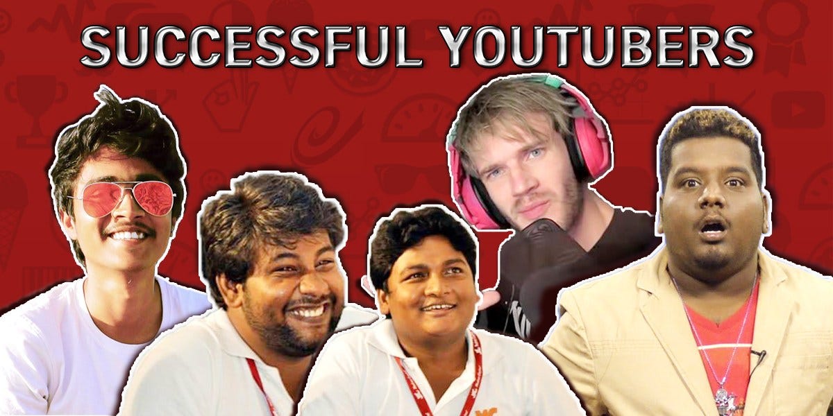 6 Successful YouTubers and their Tips to Become a YouTube Star | by ...