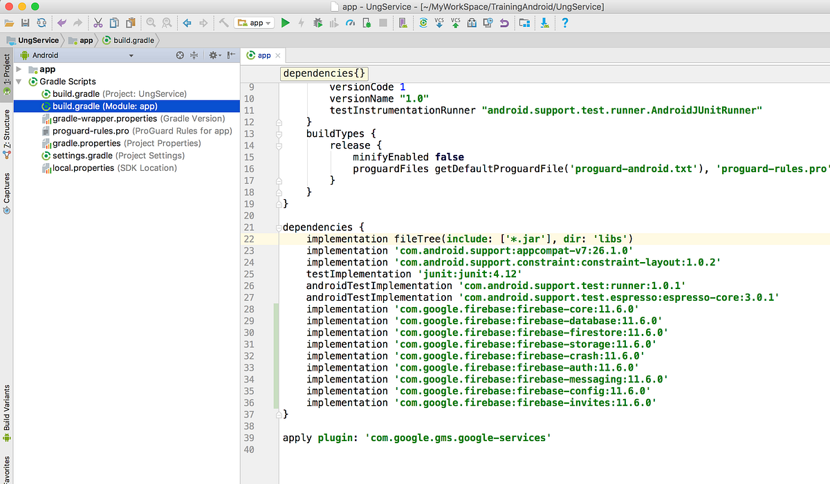 การติดตั้ง Library สำหรับการใช้ Firebase | by มาสเตอร์ อึ่ง | มาสเตอร์ ...