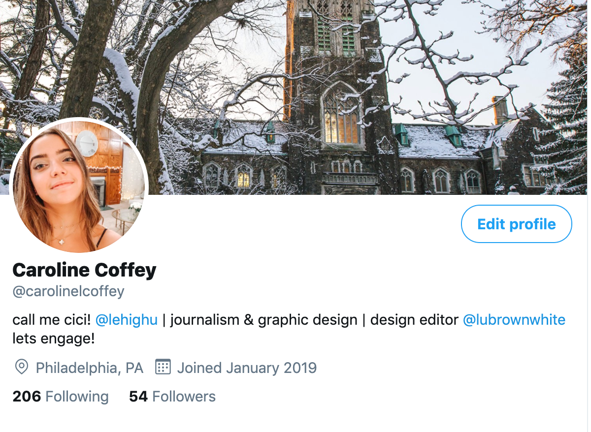 Twitter Analytics throughout #LUComm197 | Lehigh Mobile Storytelling