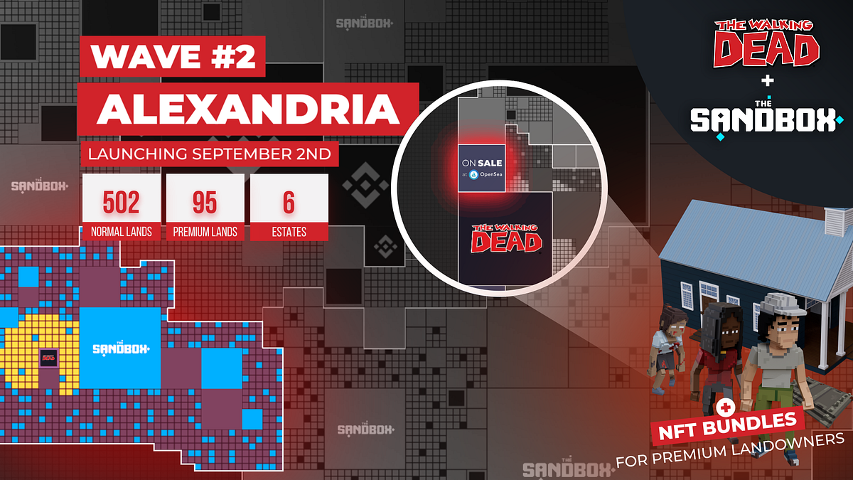The Walking Dead LAND Sale — Wave 2: Alexandria | by The Sandbox | The ...