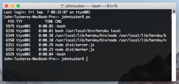 Worker Processes with Heroku By Example | by John Tucker | codeburst
