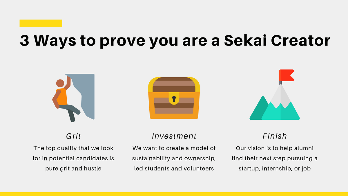 3 Ways to prove you are a Sekai Creator | by Sekai Creator | Medium
