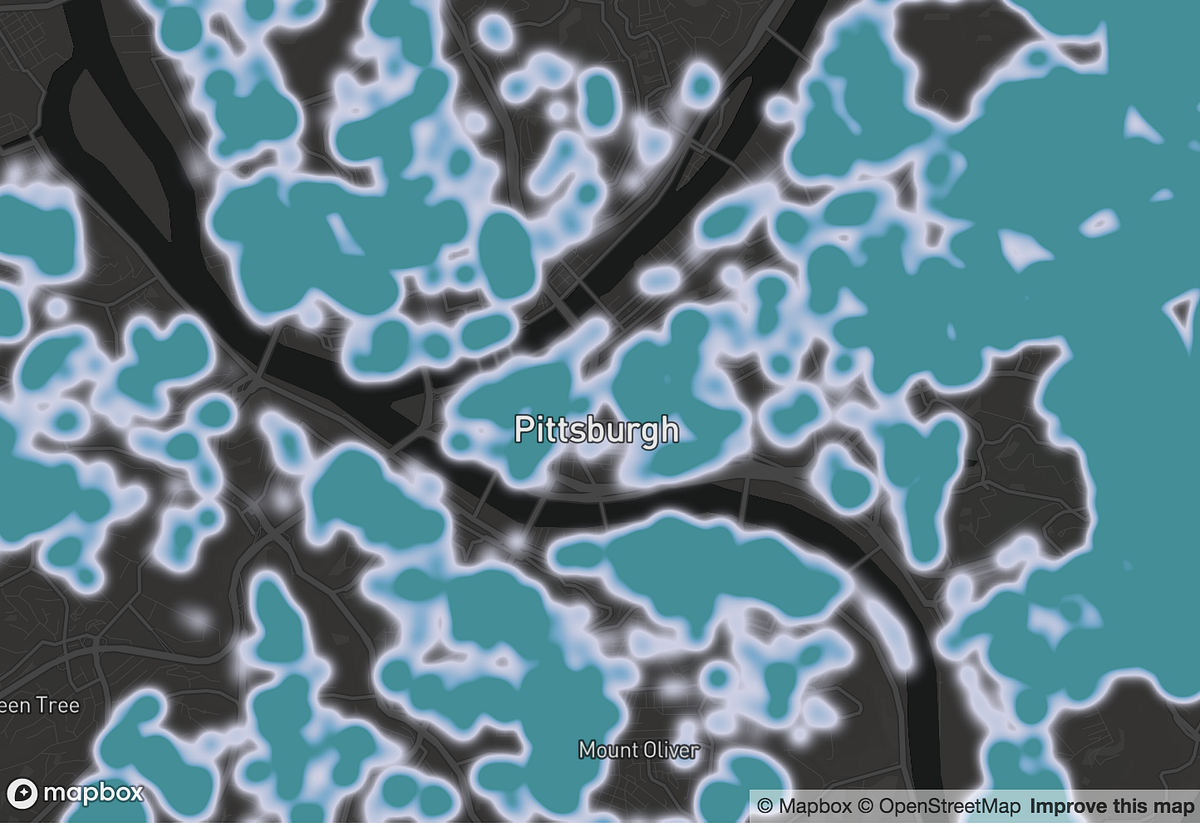 Mapbox Tutorial: Heatmap using GL JS | by Madison Draper | Medium